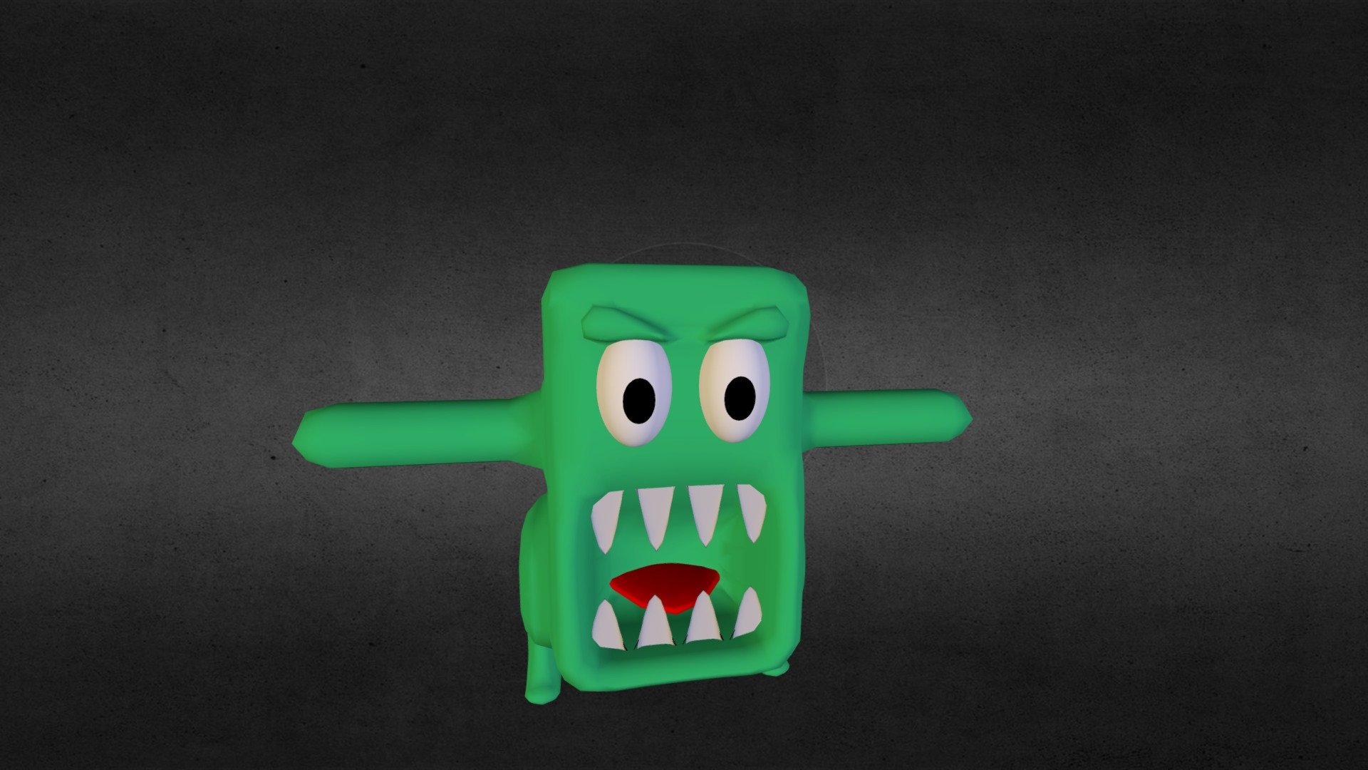 Green Monster - 3D model by diederickvandenberg [4bb5049] - Sketchfab