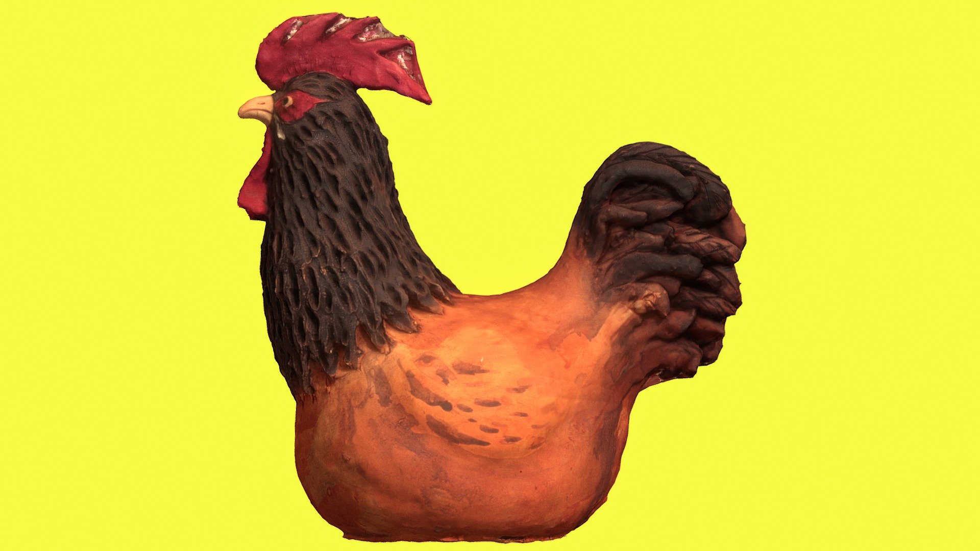 Clay Chicken sculpture - Photogrammetry - 3D model by Mastish [4bb5595 ...