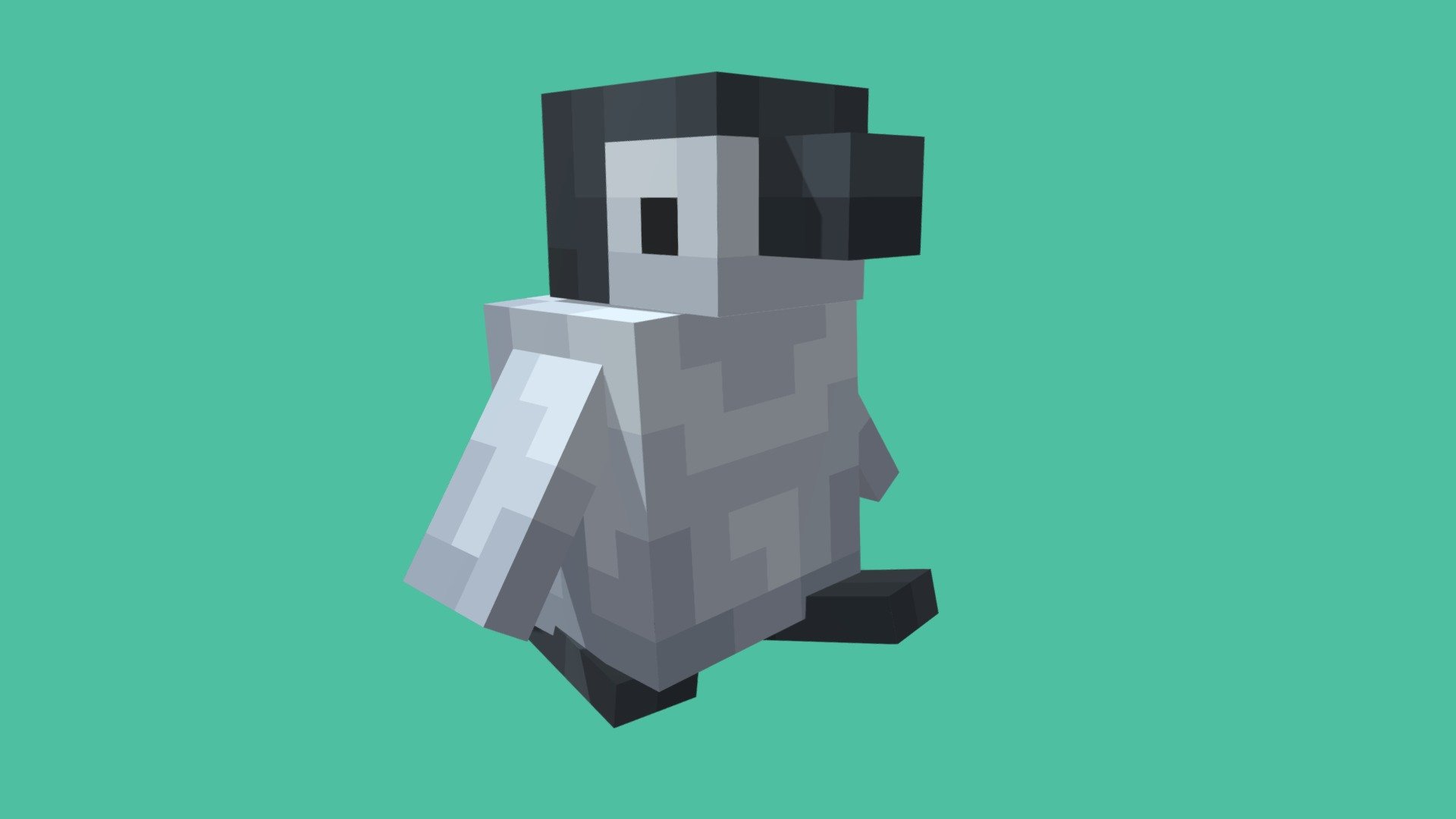 Low-Poly Baby Penguin - 3D model by Nog's Menagerie (@nogs-menagerie ...