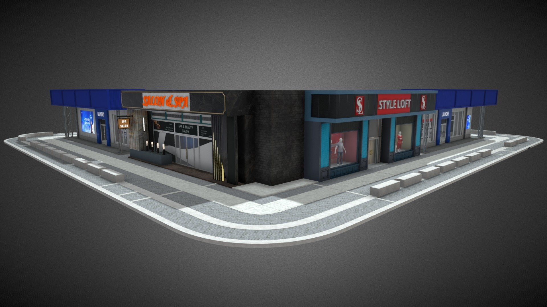 Store Front Pack 9 - Buy Royalty Free 3D model by Devden [4bb6322 ...