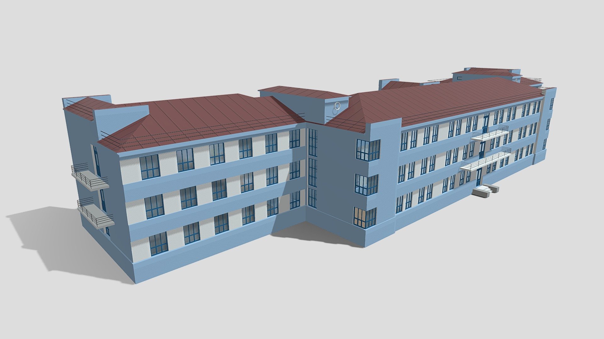Hostel - 3D model by michael.n.naumov [4bb88c2] - Sketchfab