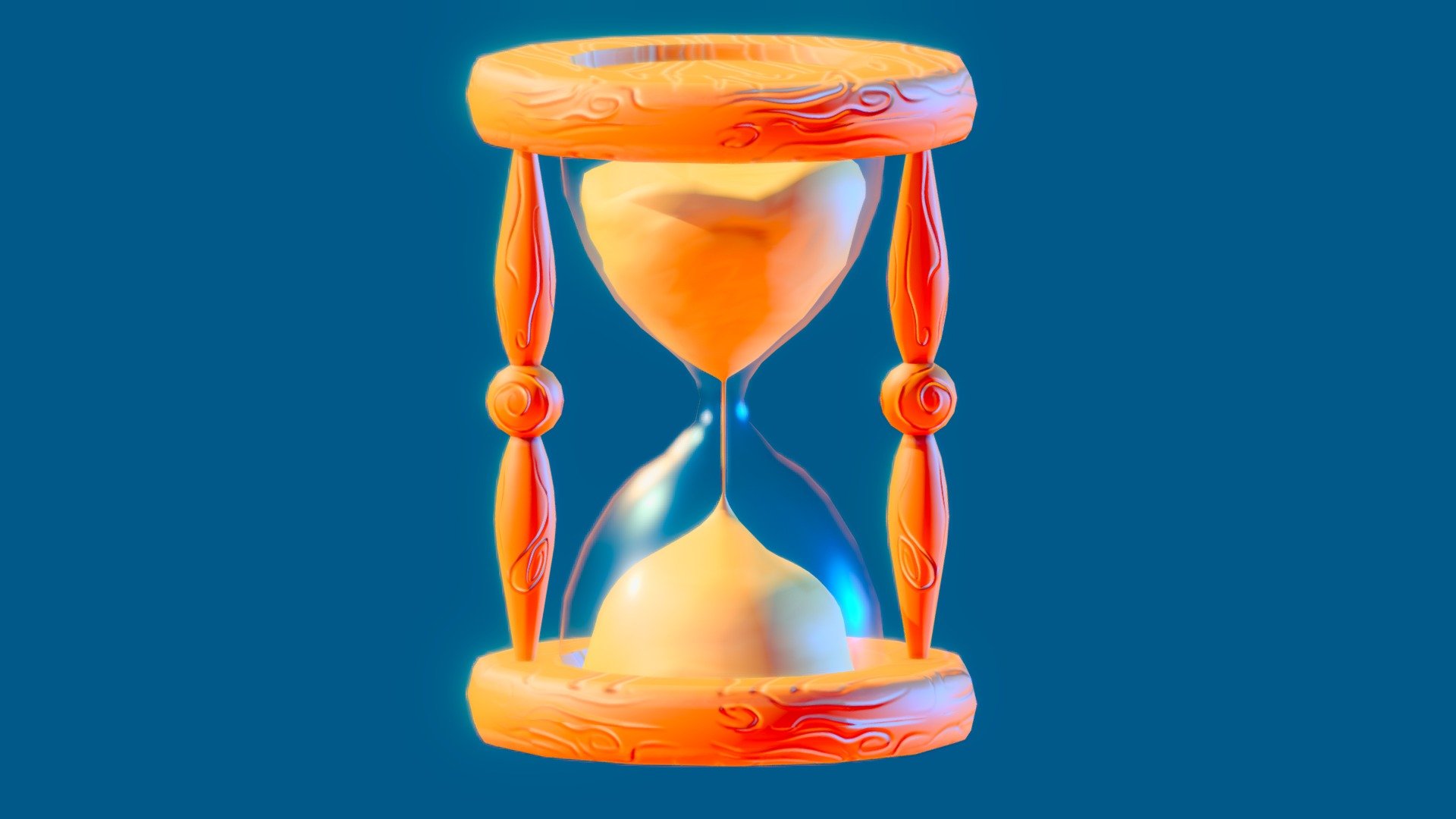 Low poly - Stylized Game Items - Sandwatch - Buy Royalty Free 3D model ...