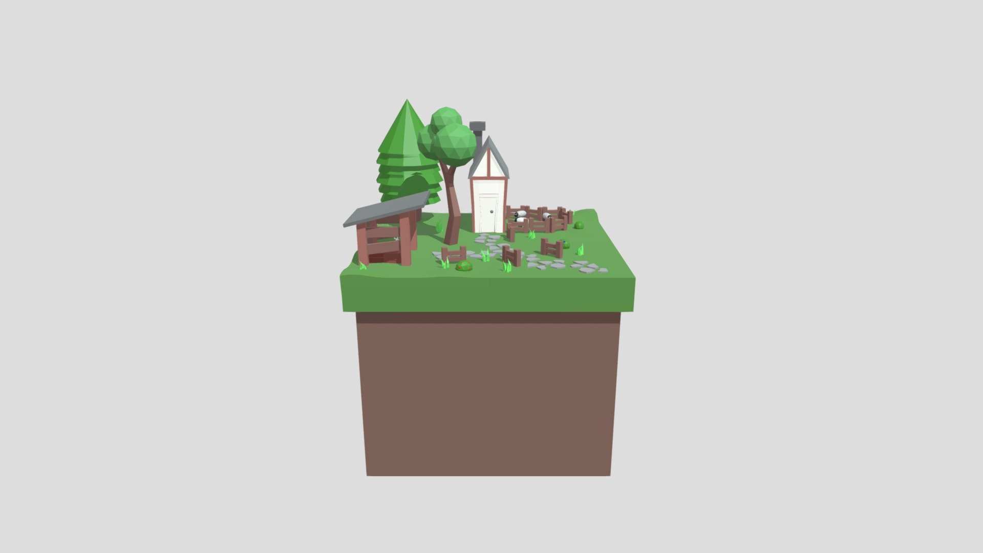 Low poly scene - Download Free 3D model by Tokyo.JLDC [4bba92e] - Sketchfab