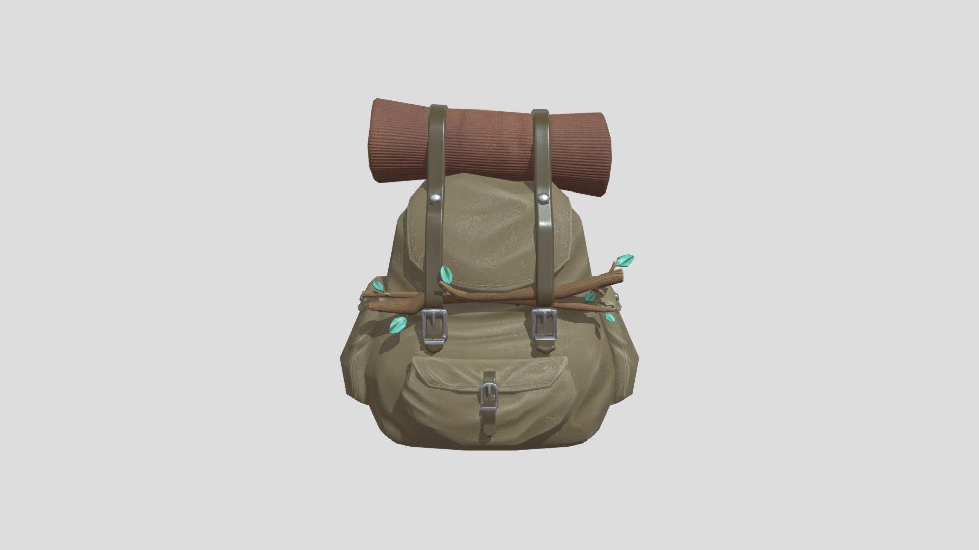 3D Mountain Backpack - 3D model by IrisMM [4bbae18] - Sketchfab