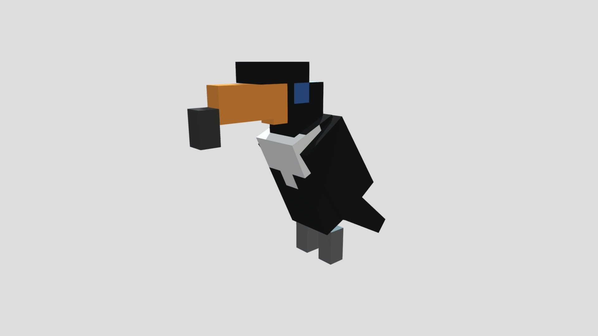 Low Poly Toucan - 3D model by DracTheZach [4bbb288] - Sketchfab