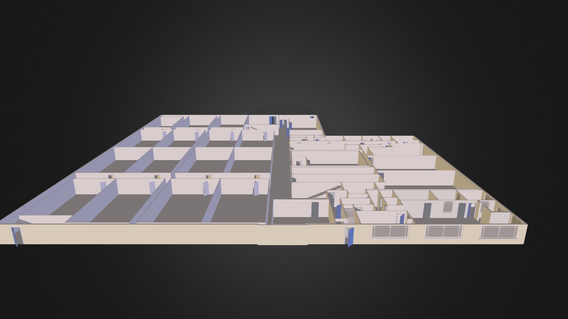 Lower Level No Objects - 3D model by jmorrison [4bbbd85] - Sketchfab