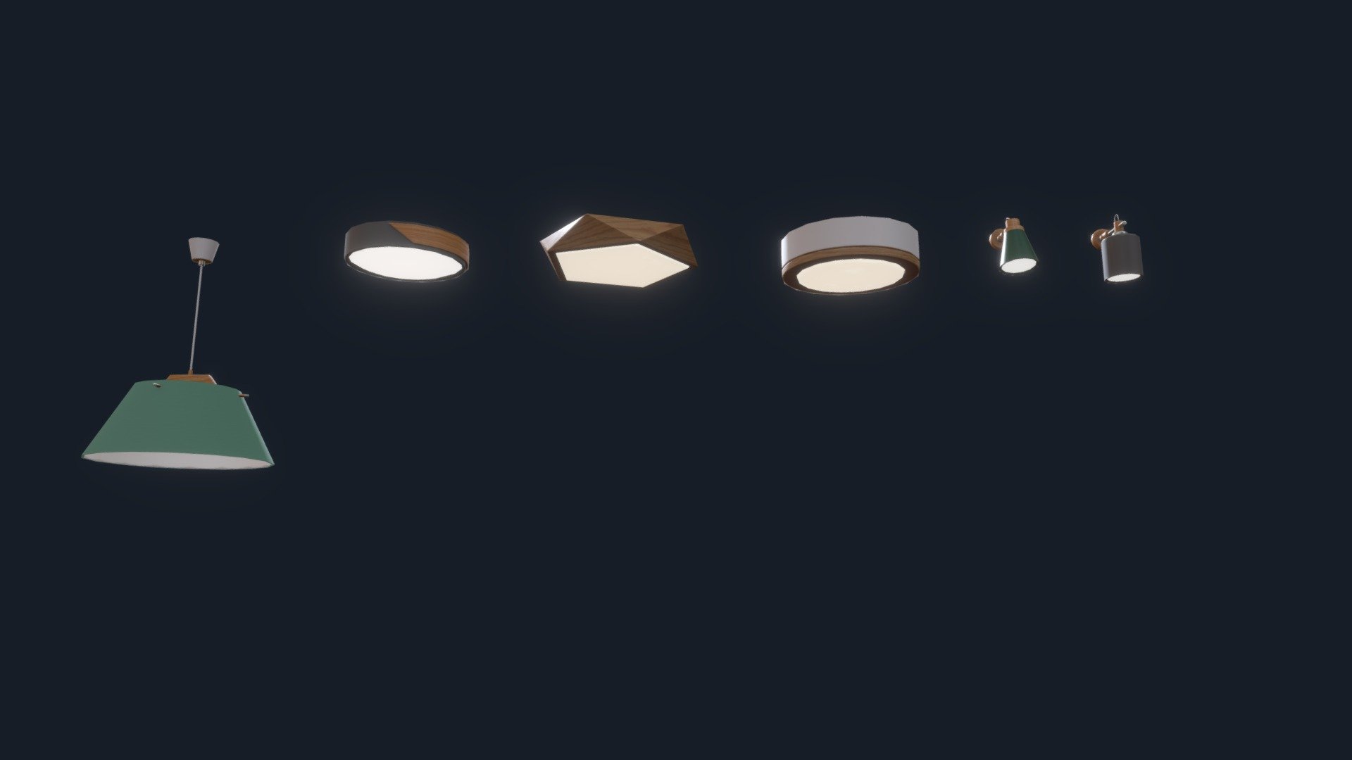 Set of Lamps | Game Assets - Buy Royalty Free 3D model by PropDrop ...