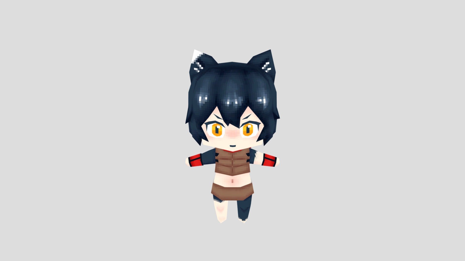 Chibi Izutsumi - Download Free 3D model by Tuna5 [4bbeacb] - Sketchfab