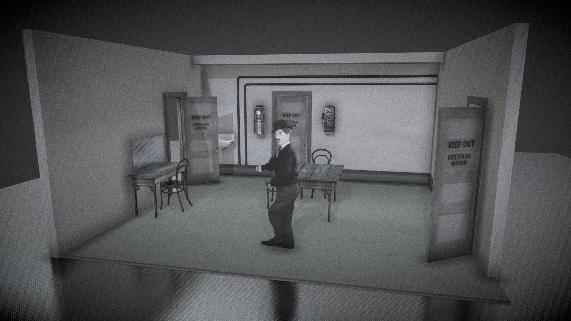 Charlie Chaplin in VR - 3D model by Interactive 3D Data ...