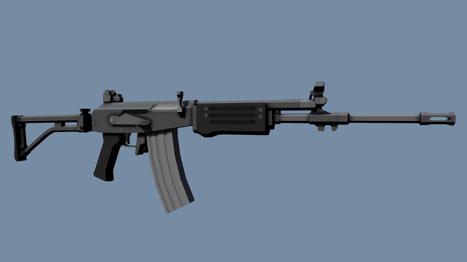 Low-Poly IMI Galil - Download Free 3D model by TastyTony [4bc3146 ...