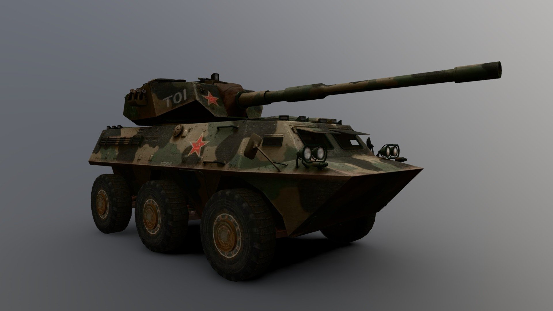 Norinco PLL-05 - Download Free 3D model by 42manako [4bc3c46] - Sketchfab