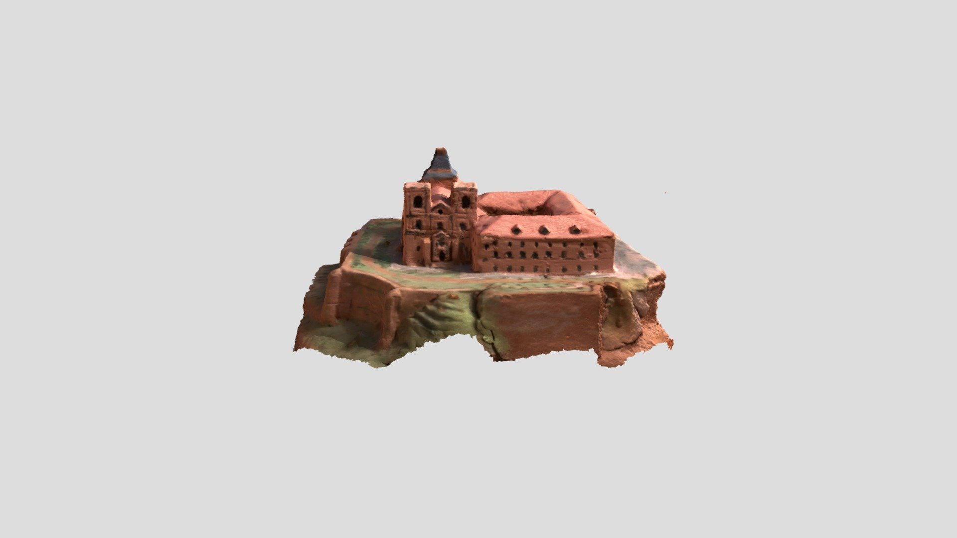 monasterio - 3D model by gcasero [4bc7a23] - Sketchfab