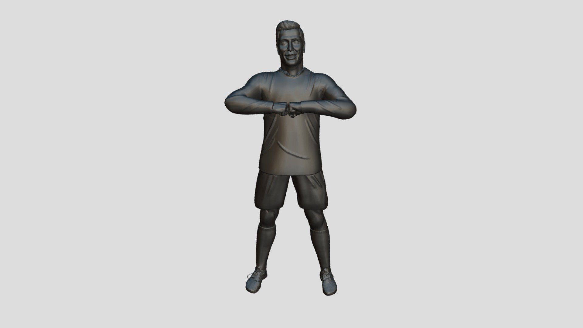 Robert Lewandowski 3D print model - 3D model by Karan.Malhotra [4bc881c ...