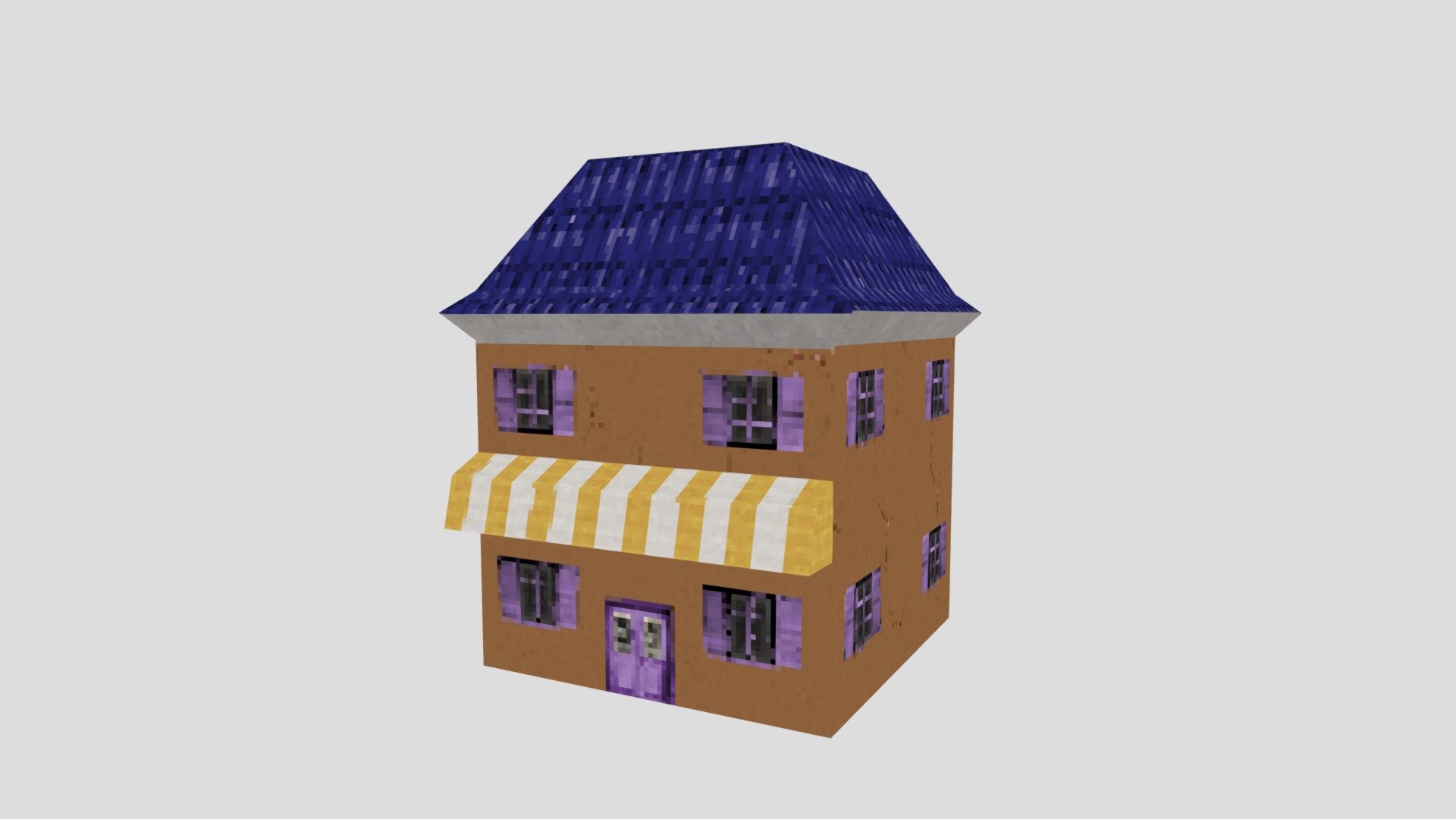 short building - 3D model by UraniumEater92 [4bcacbe] - Sketchfab