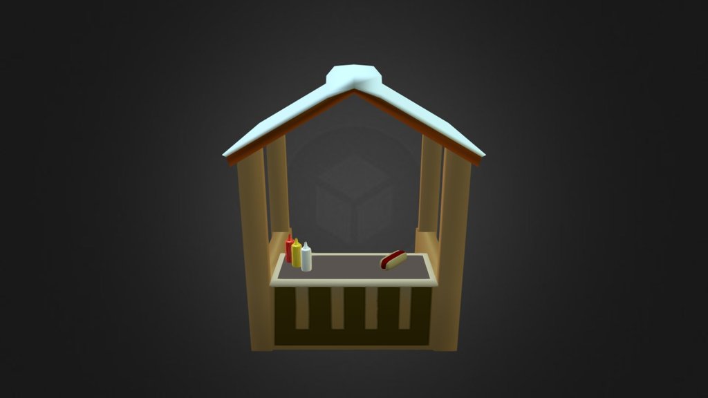 Booth of Sans(Undertale) - 3D model by kellenkyo [4bcbfd0] - Sketchfab