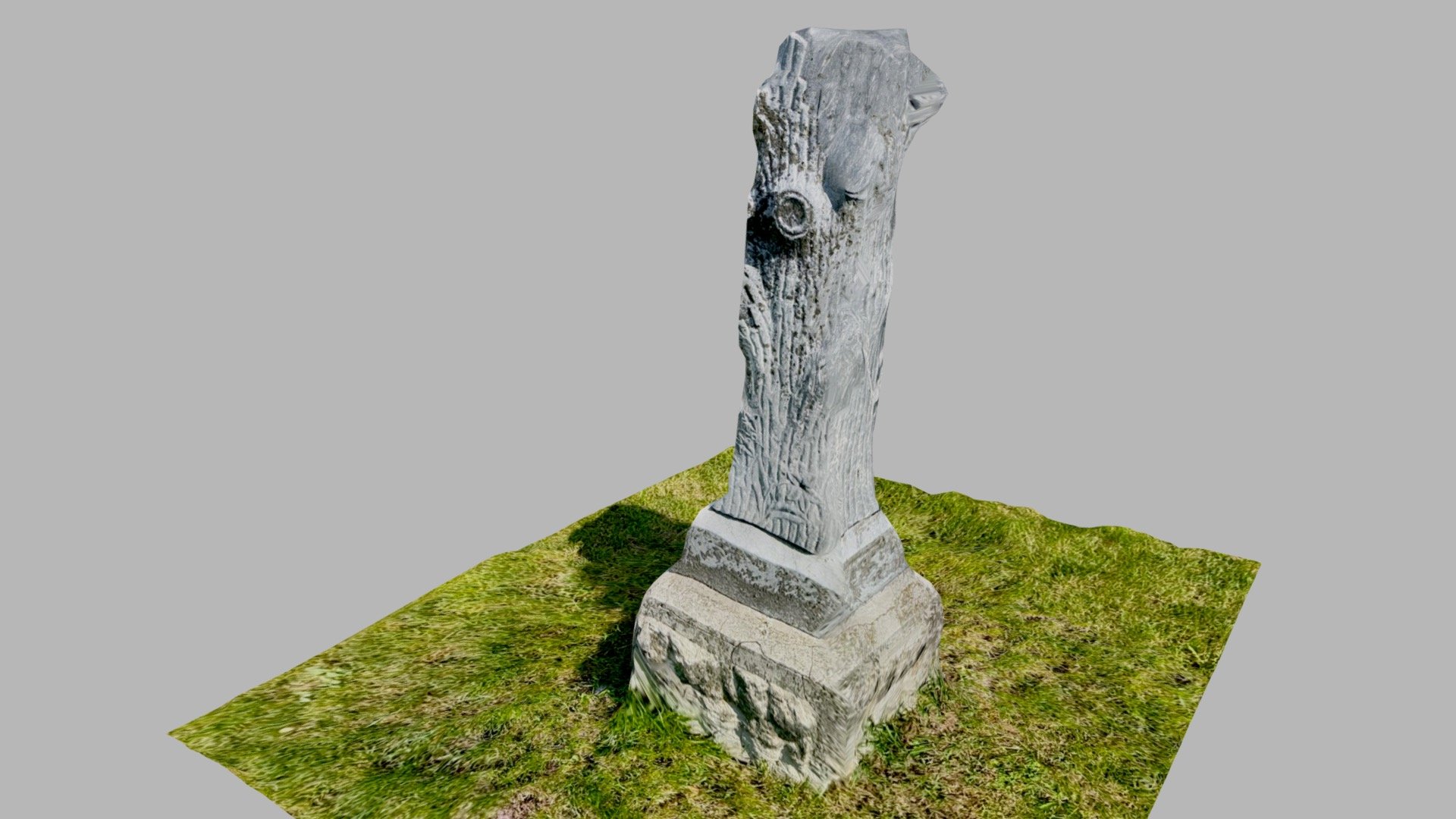Tree Headstone - Download Free 3D model by Hamilton Public Library ...