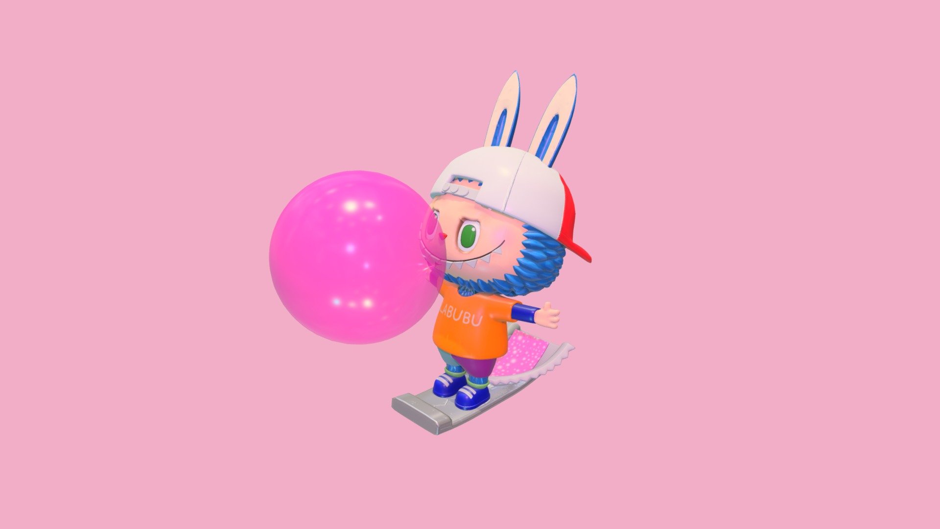 [SD character] LABUBU bubble gum - 3D model by minhaeshin [4bcd805 ...