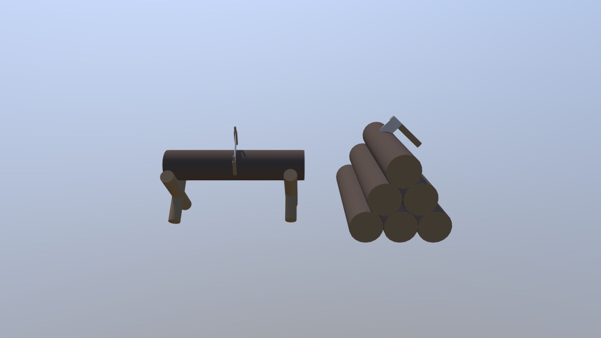 Woodlogger - 3D model by BllacKyu [4bce0b6] - Sketchfab