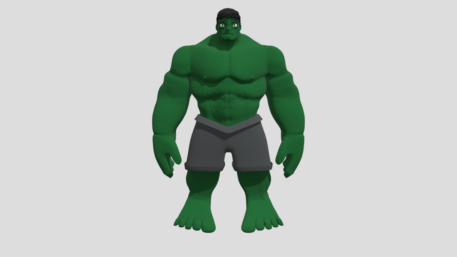 Marvel Comics The Incredible Hulk - Buy Royalty Free 3D model by ...