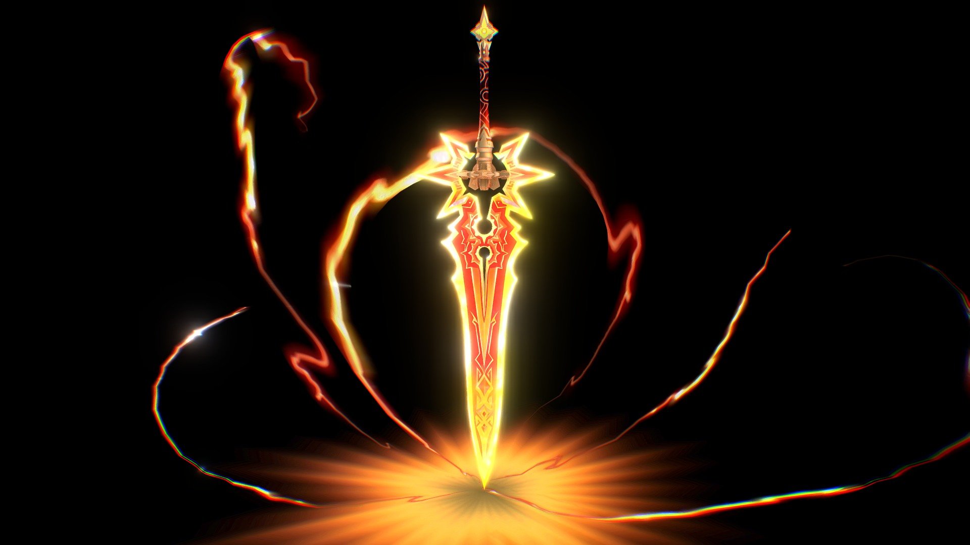 Genshin - A thousand blazing sun - 3D model by R4ven (@R4ven3D ...