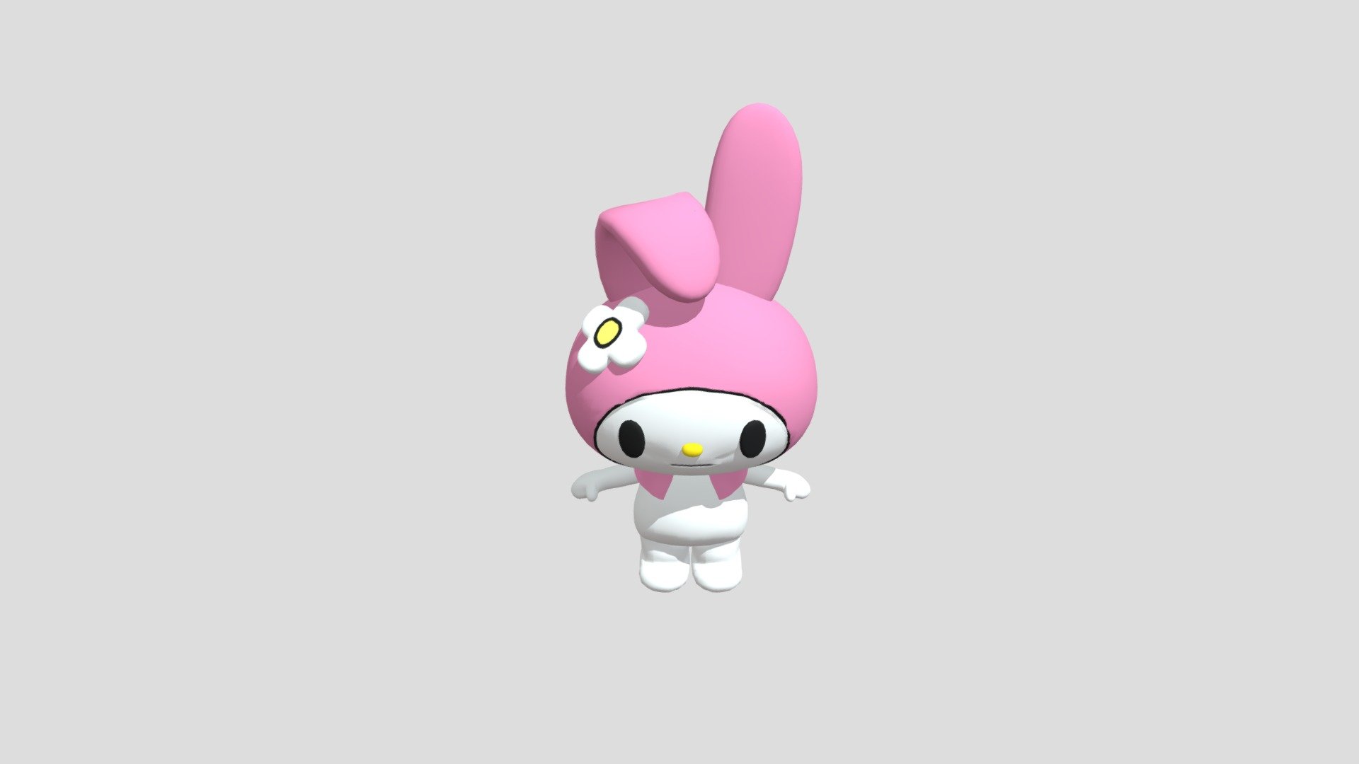 My Melody - Download Free 3D model by QDog (@jaquintonnearor) [4bcf5f8] - Sketchfab