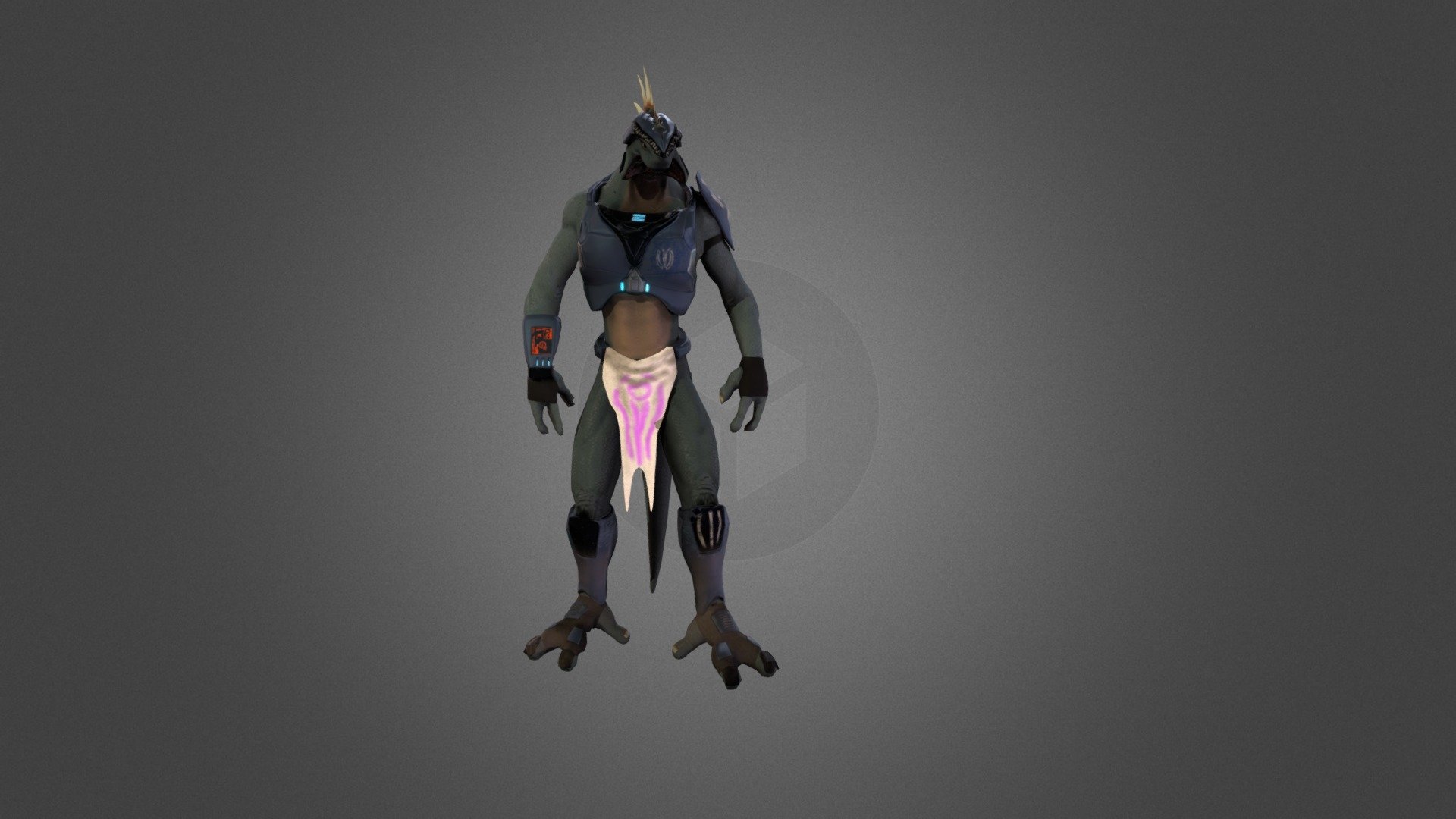 Regrar The Space Lizard - Buy Royalty Free 3D model by Daftking ...