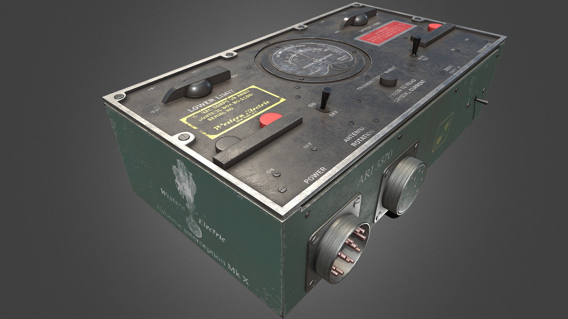 Airborne interception Radar Mk X - 3D model by selvakumar ...