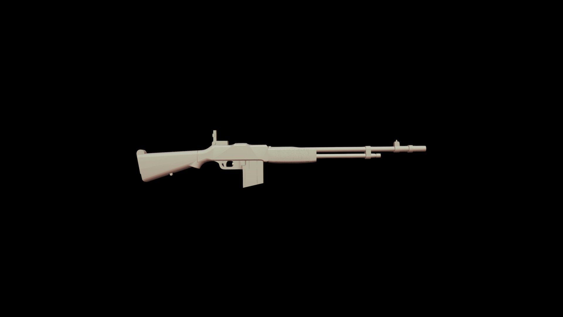 Browning M1918 - 3D model by AndreyNosenko [4bd2a4d] - Sketchfab