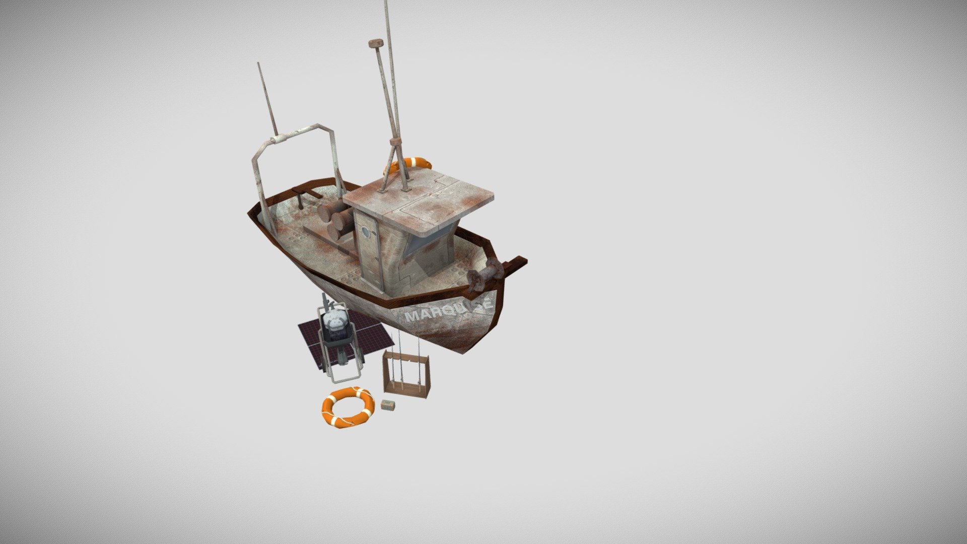 DAE 5 Finished Props - By The Ocean - 3D model by Bas_Vervoort [4bd2c2b] - Sketchfab