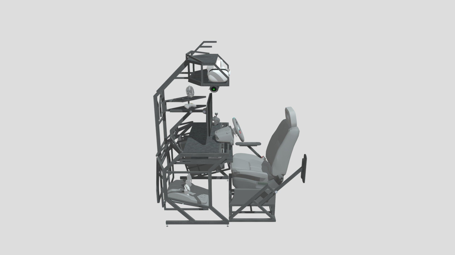 Projeto Cockpit 5 Modificado B - 3D model by dror [4bd2db4] - Sketchfab