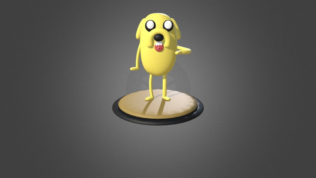 Jake The Dog - 3D model by Aleizqher [4bd2e80] - Sketchfab