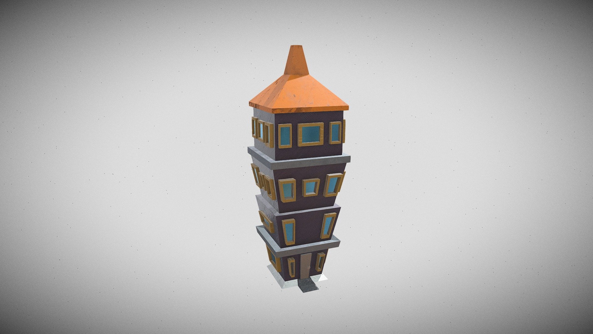 Purple House 4 Inky - Download Free 3D model by Anton.Kasian.Edberg ...