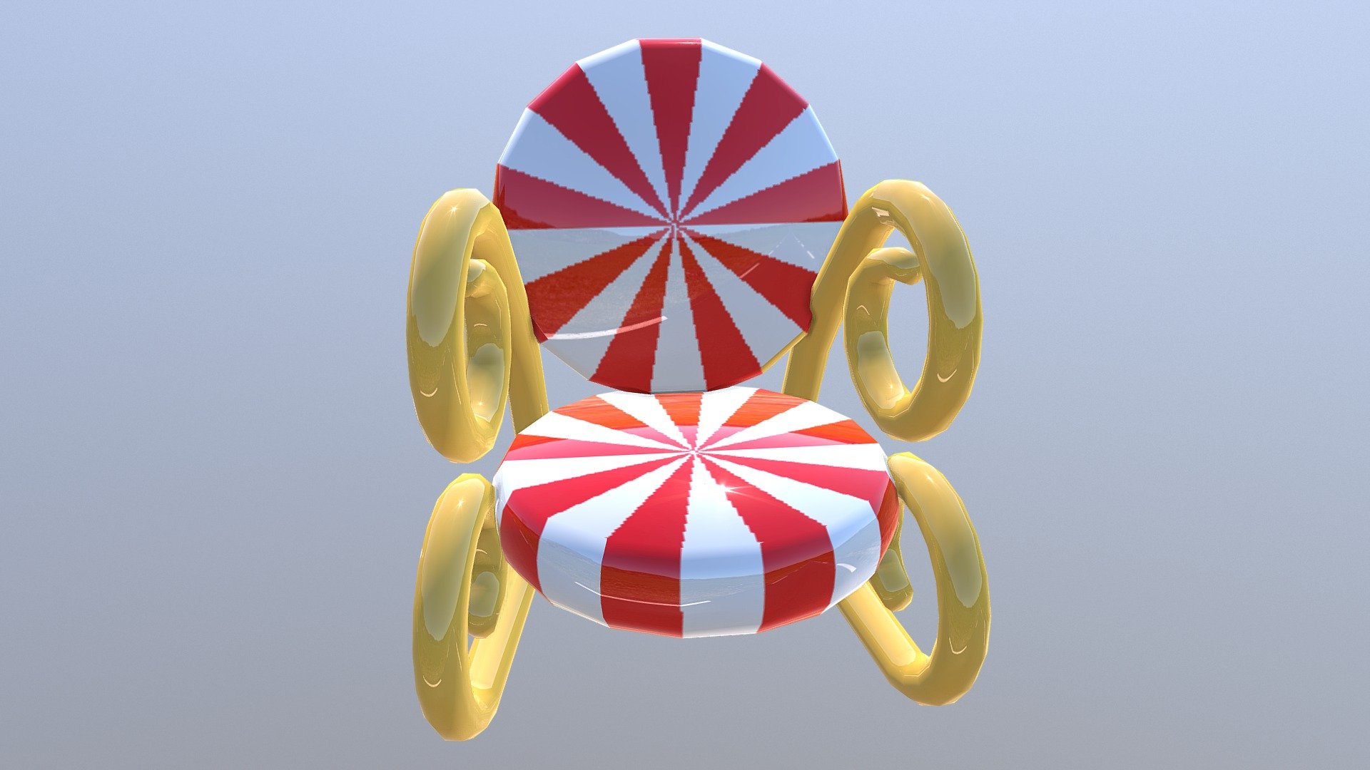 Candy Chair - 3D model by smartpotatoe97 [4bd40ad] - Sketchfab