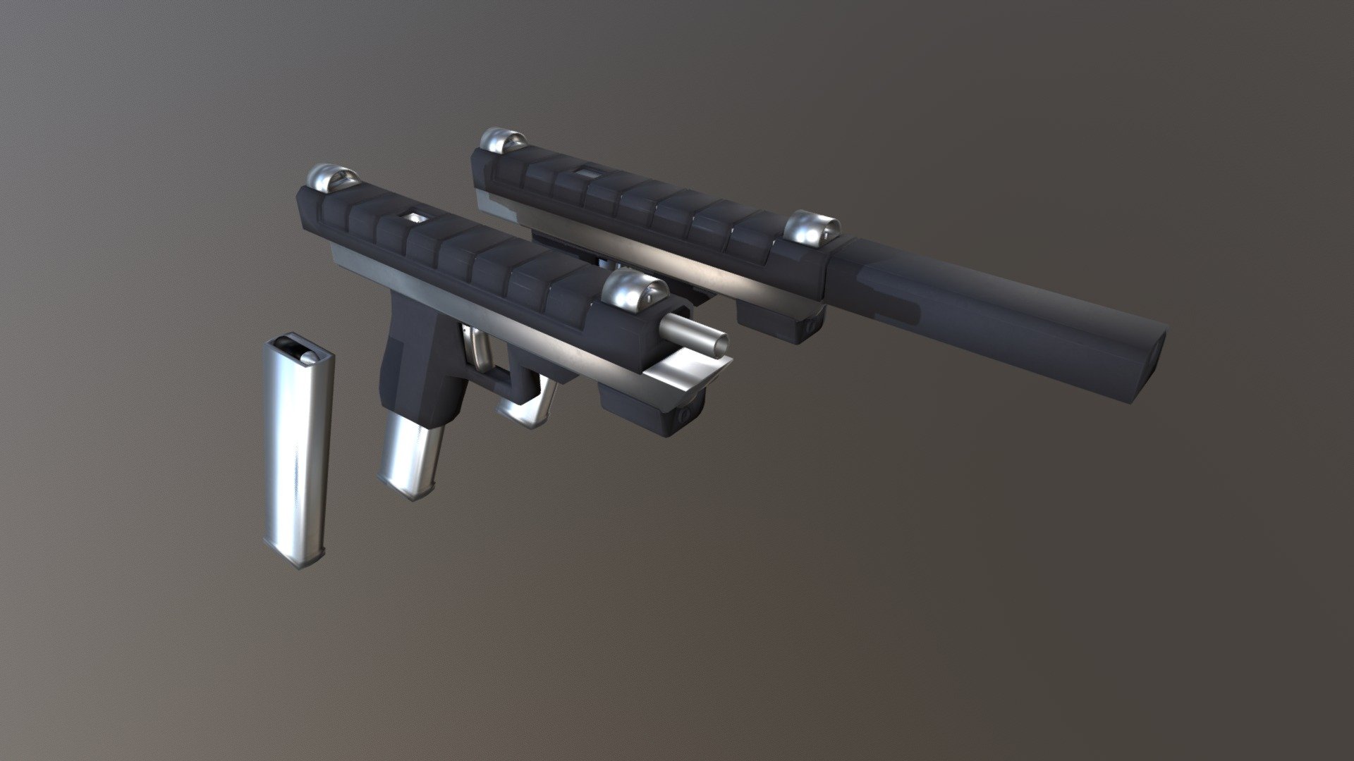 Pistol - 3D model by Yadehade (@dominik-tobias.k) [4bd7597] - Sketchfab