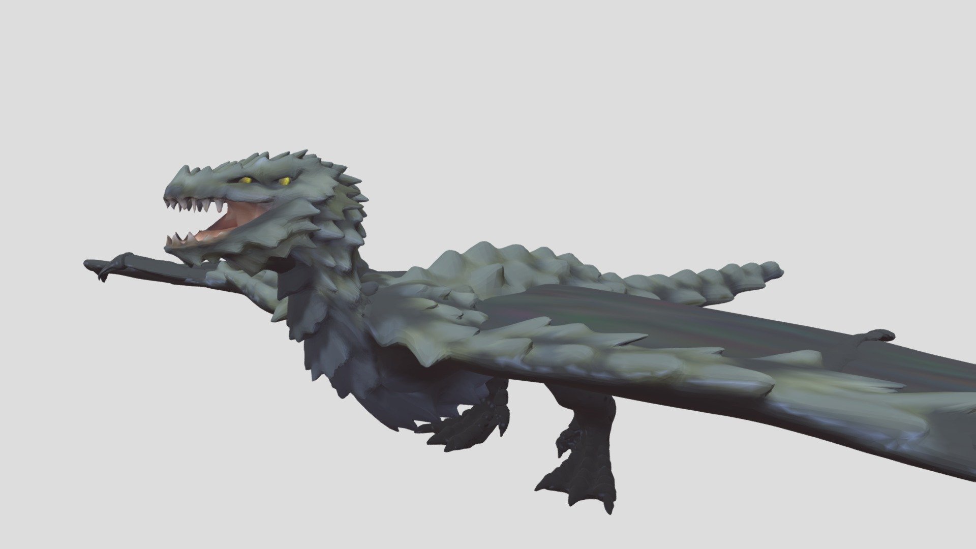 Dragon_Bahamut - 3D model by Kaiquefaraway (@kaiquefaraway-5b7c1c ...