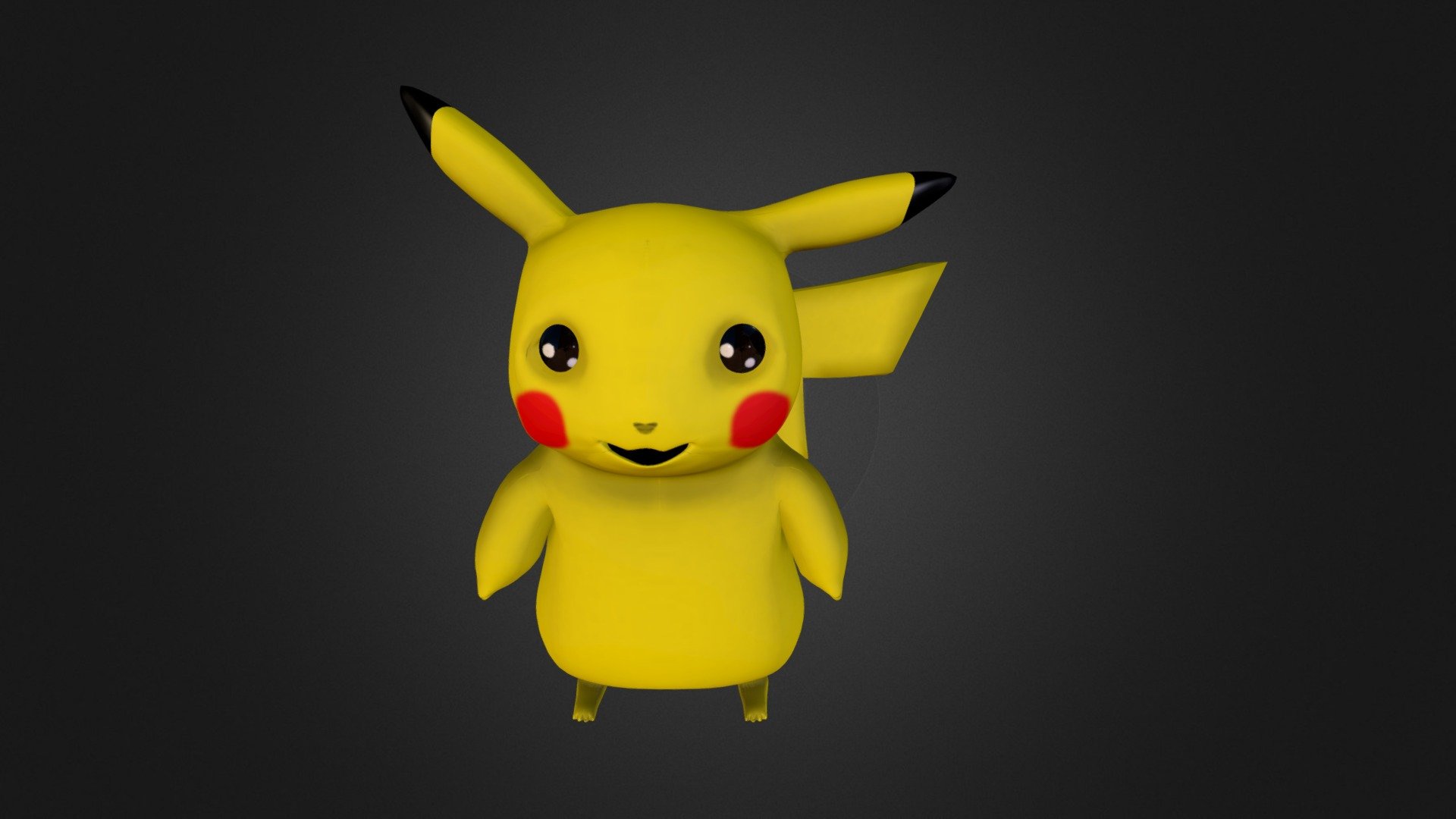 Pikachu Model Alone - 3D model by Elemental 3D (@elemental_3d) [4bd850c ...