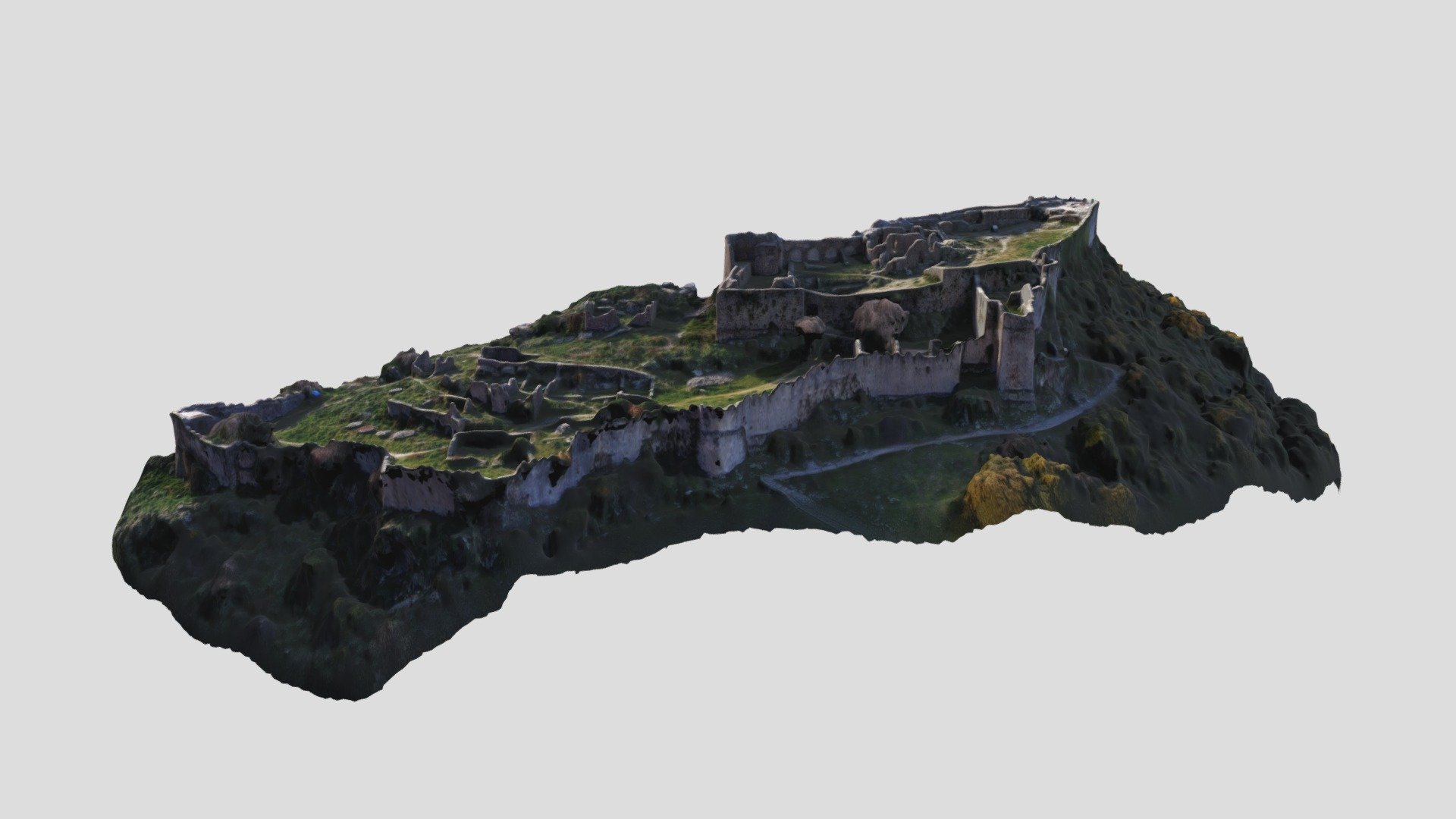 mystras_acropoli - 3D model by vayiap [4bd9b3e] - Sketchfab