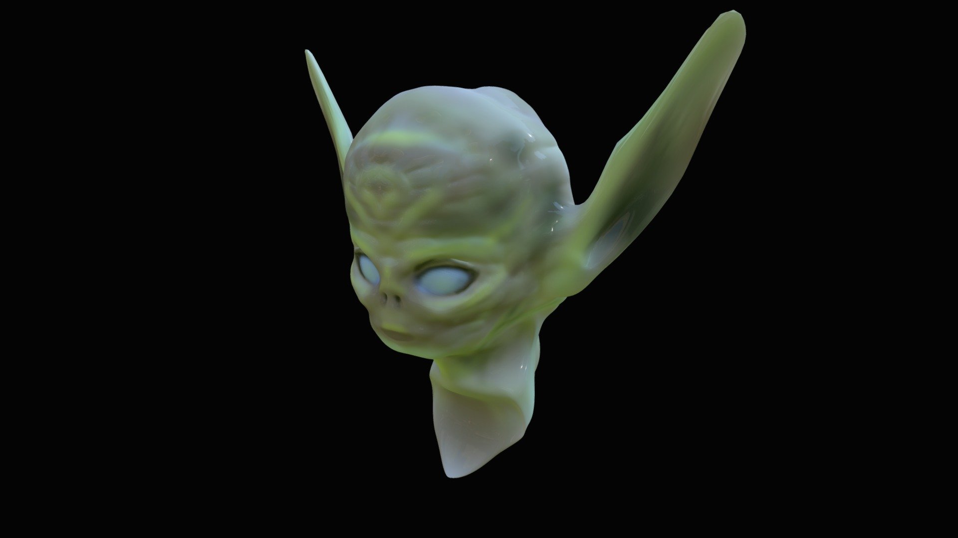Alien Bust - 3D model by 'Trick Slattery (@trickslattery) [4bda024 ...