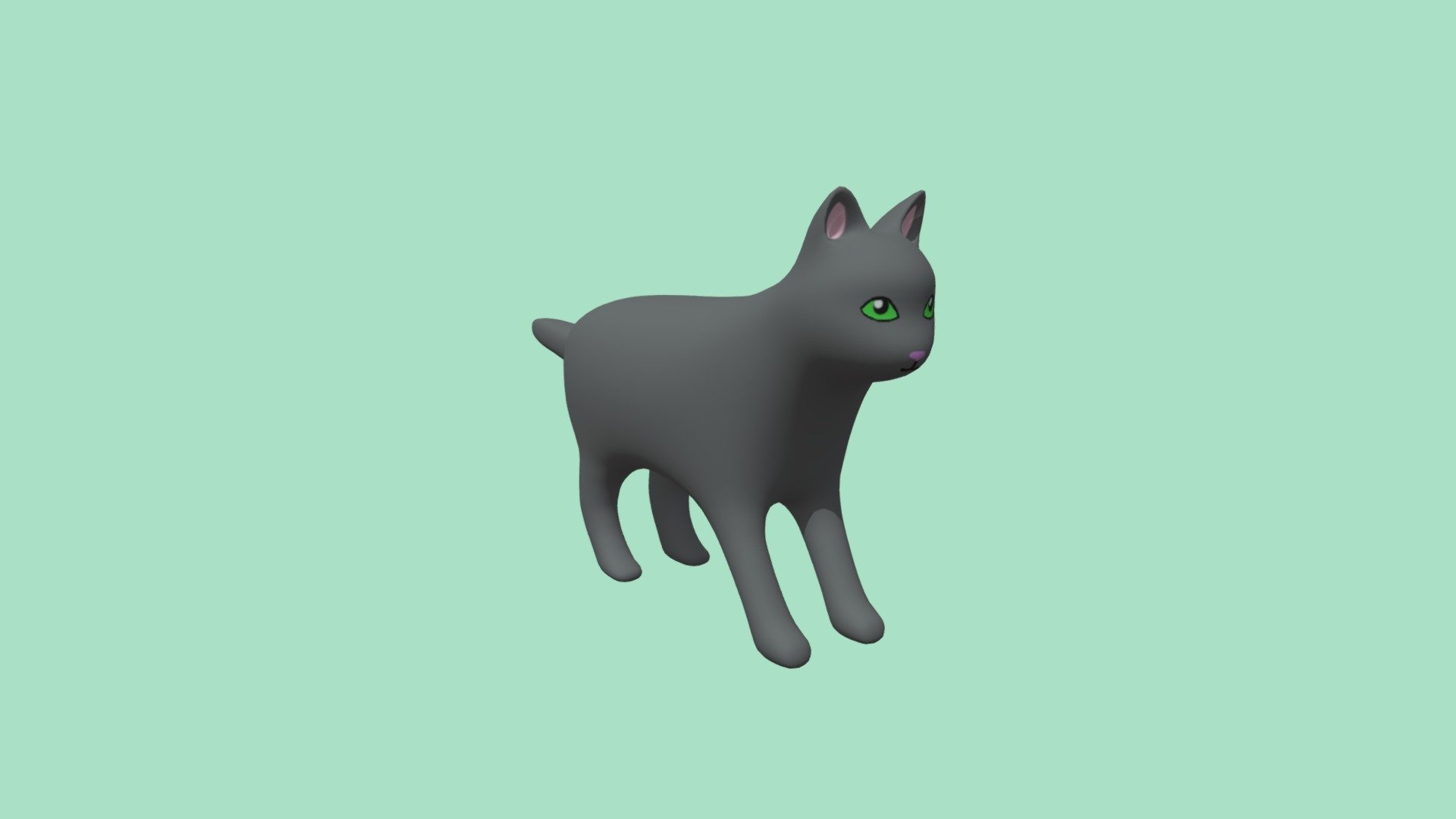 Simple Kitty - 3D model by Liv_3D [4bdaaa1] - Sketchfab