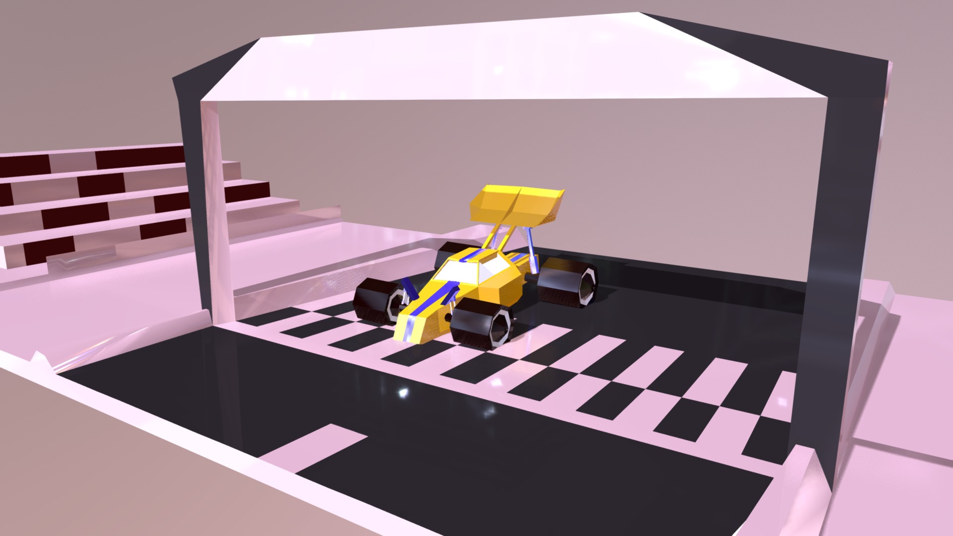 Mobil Low Poly - 3D model by sity [4bdb011] - Sketchfab