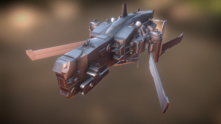 Star ship - 3D model by QinYi [4bdb1d2] - Sketchfab