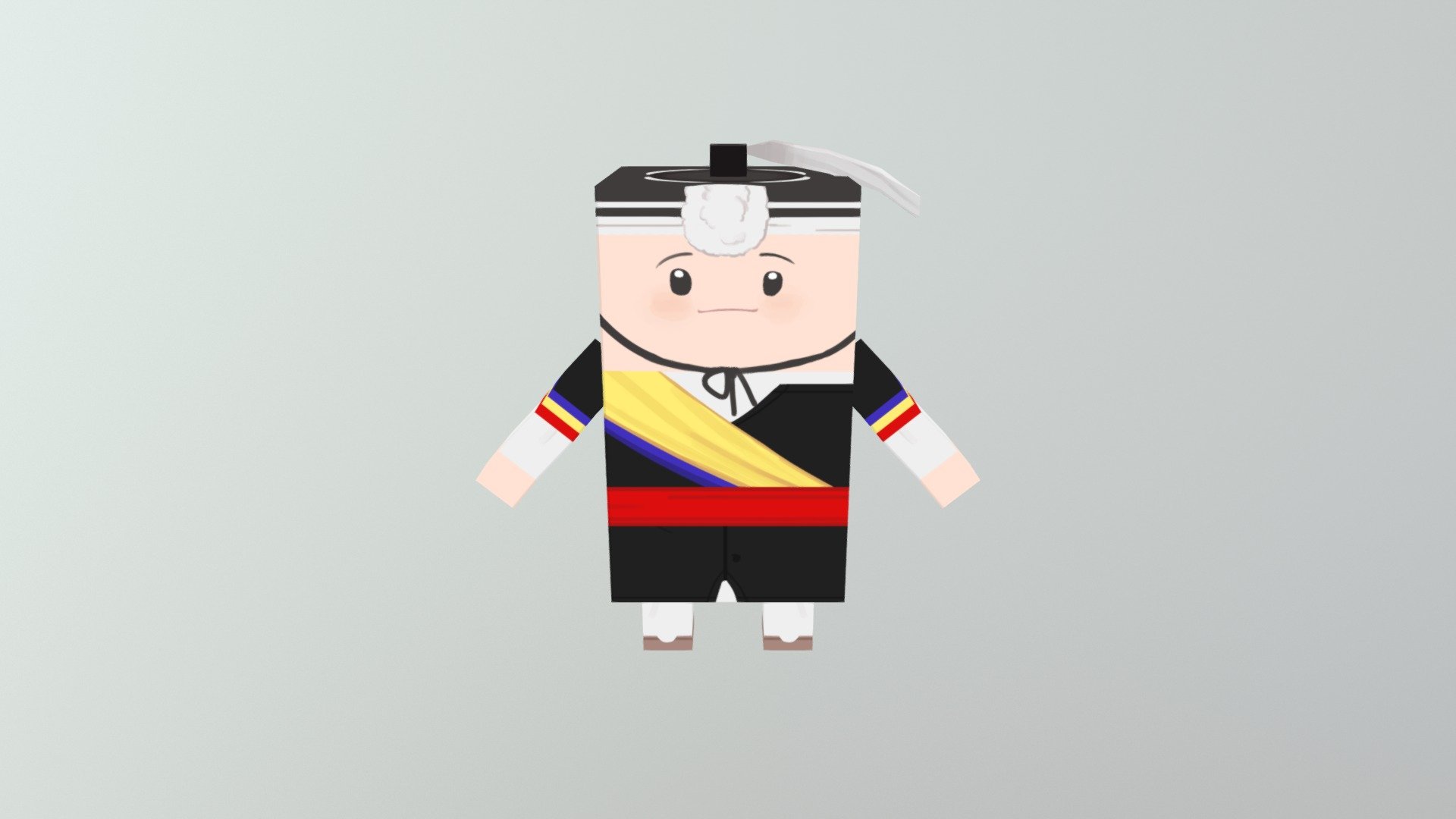 CUBEman Janggu - 3D model by thebome [4bdbe3f] - Sketchfab
