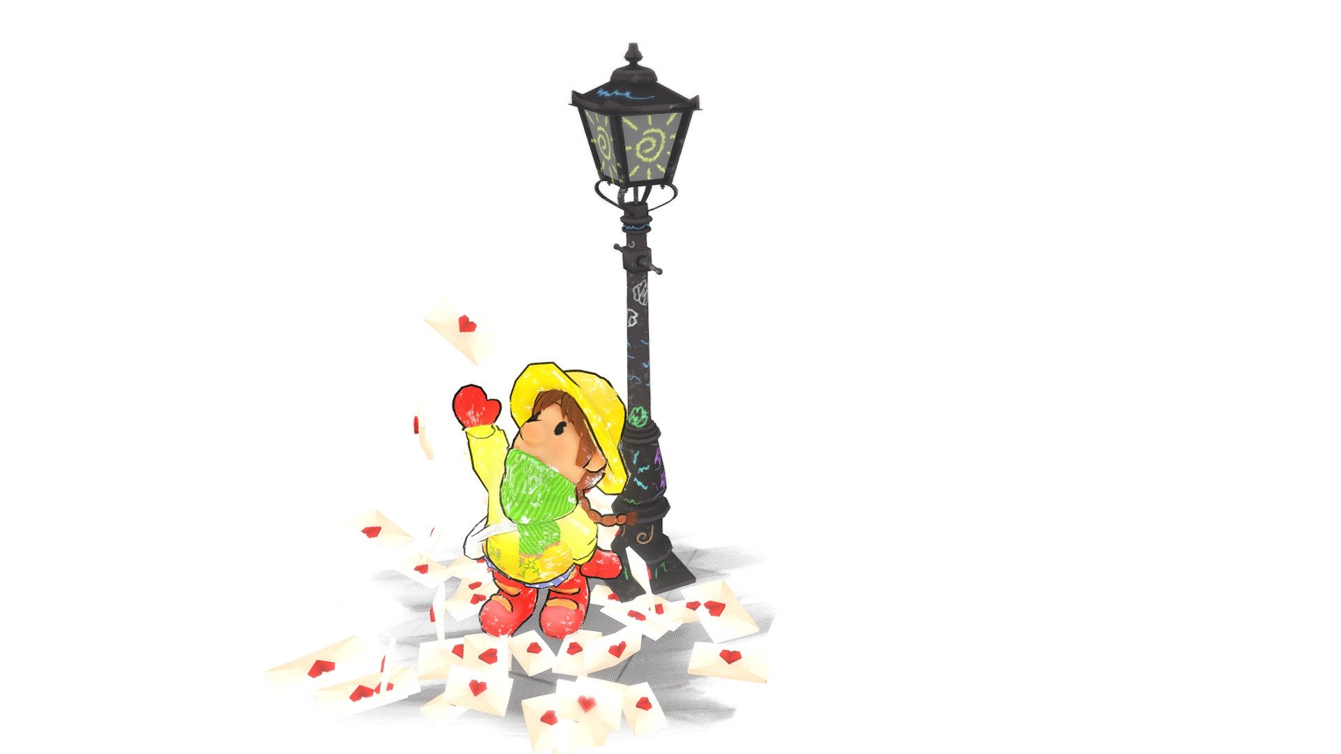 Carla e Cartas - 3D model by Zopzop [4bdc6d2] - Sketchfab