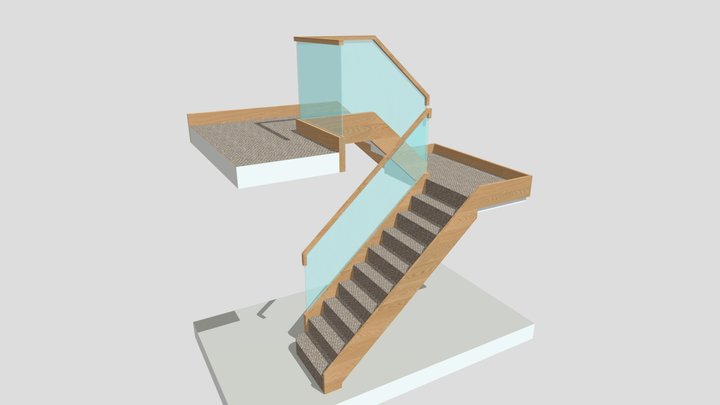 Stairs 3D models - Sketchfab