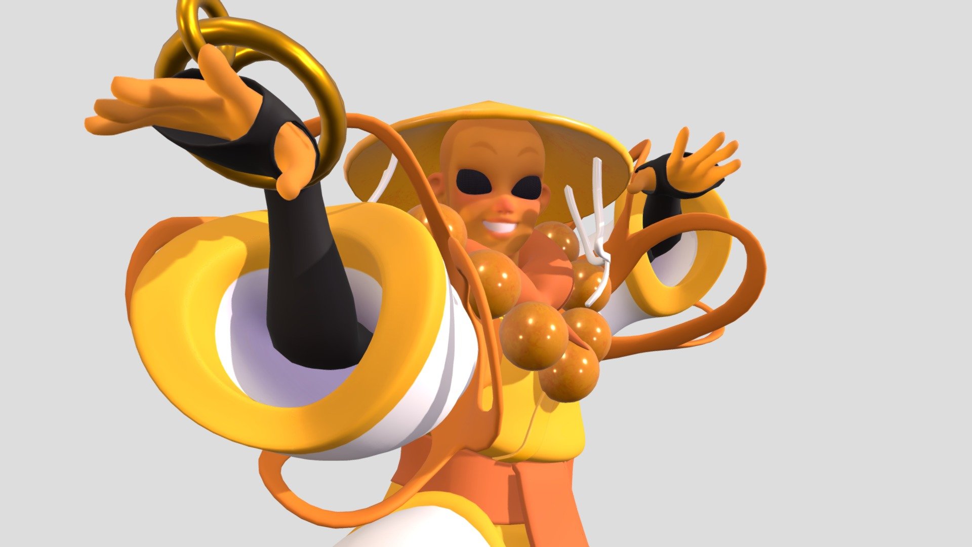 Bee Monk - 3D model by Kristen Brown (@kristnbrown) [4bdd801] - Sketchfab