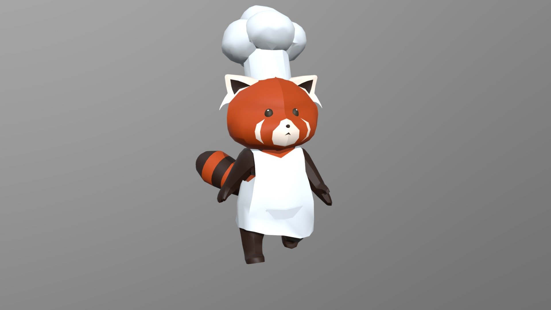 Red Panda Walk Cycle - 3D model by yanx (@yx04) [4bdf811] - Sketchfab