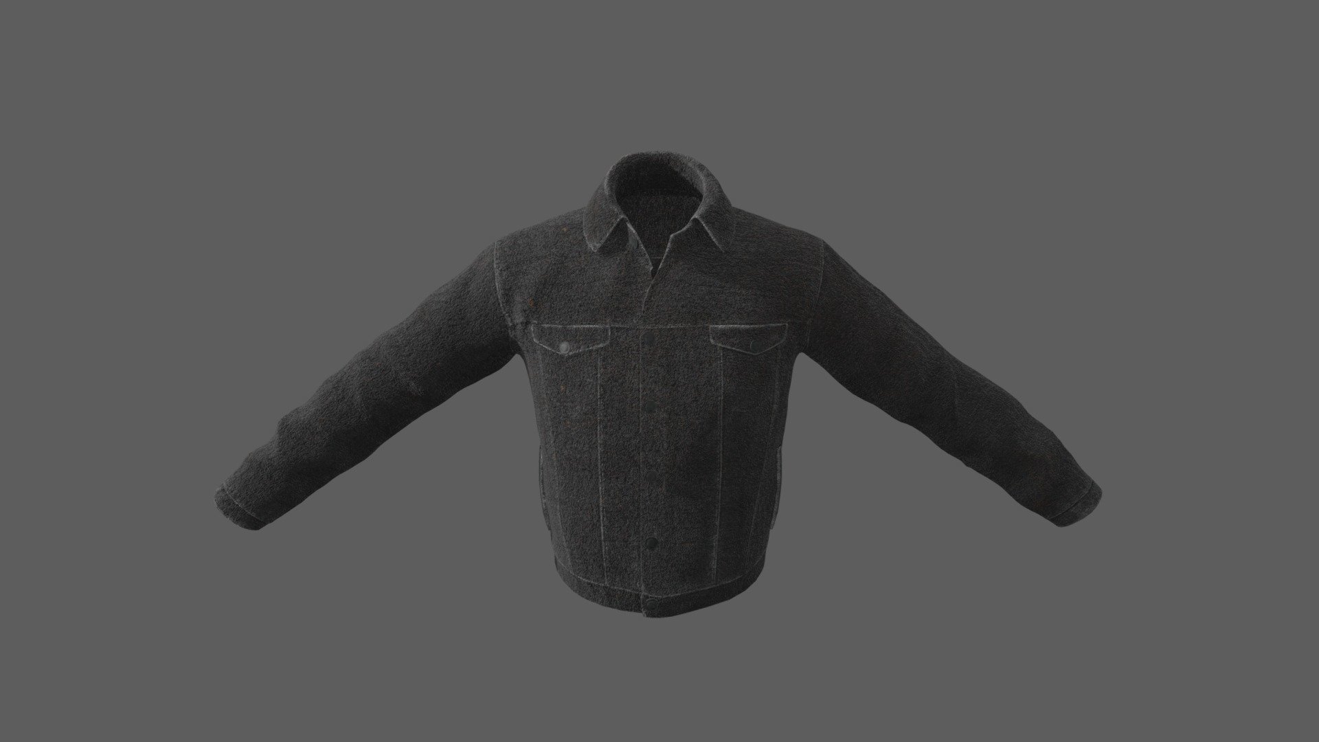 Denim Jacket - 3D model by thirstsnake [4be0422] - Sketchfab