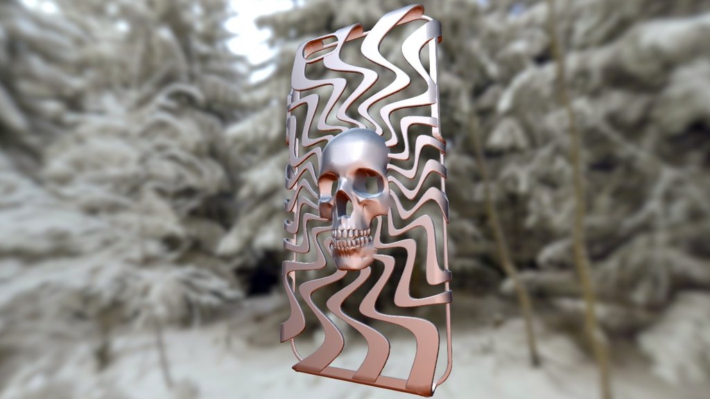 Sun Skull Case - 3D model by 3dinvention [4be108e] - Sketchfab