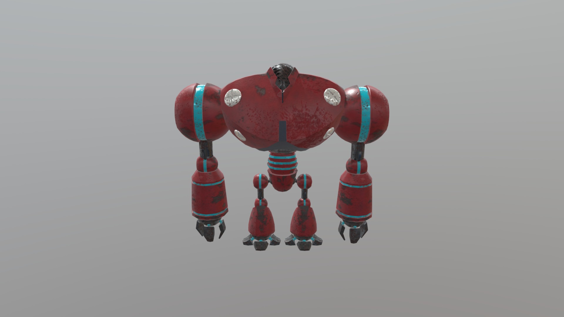 Rusted Robot - 3D model by meg9646 [4be6b3b] - Sketchfab