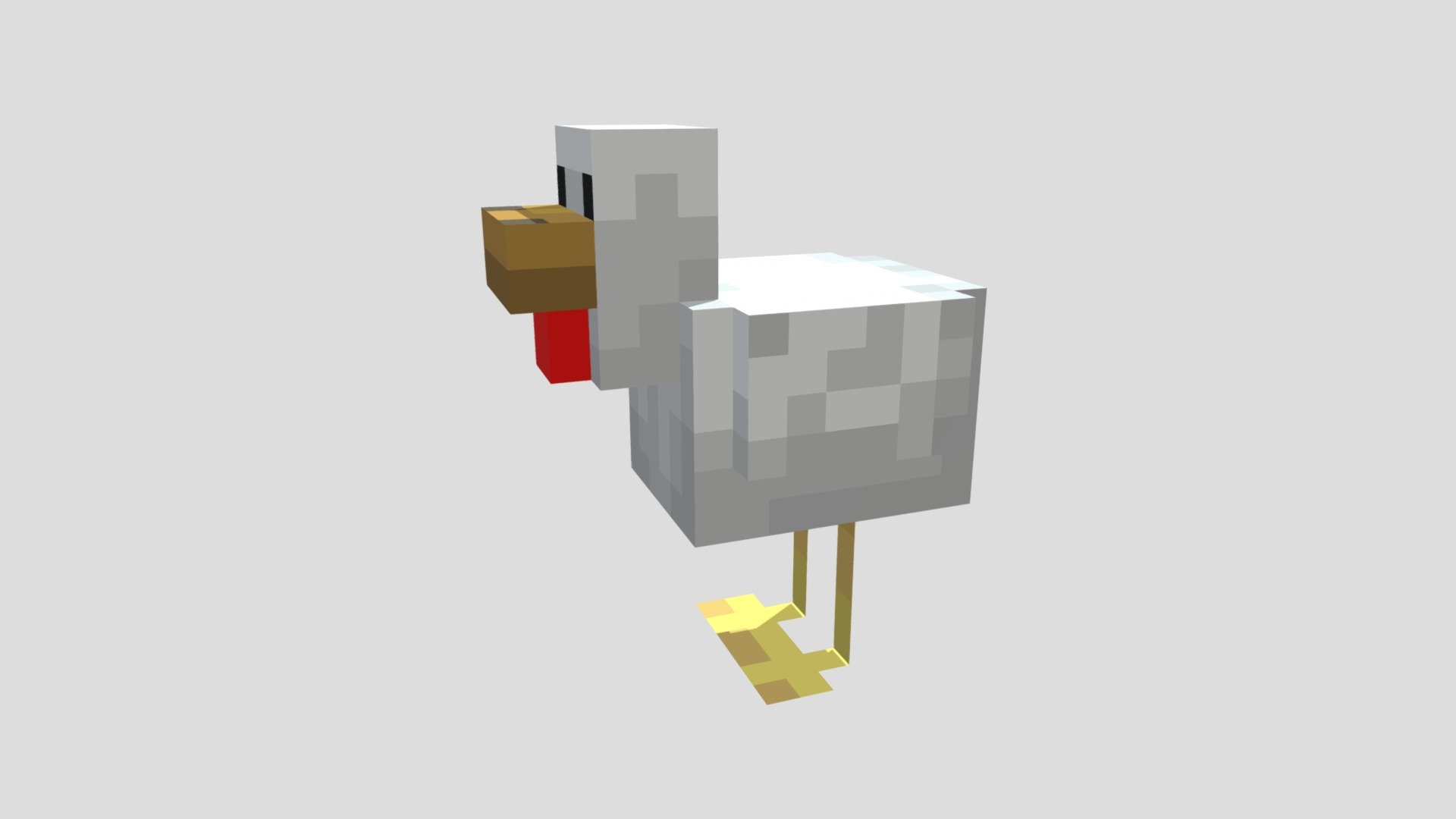 minecraft chicken - Download Free 3D model by JohnElkes [4be882d ...